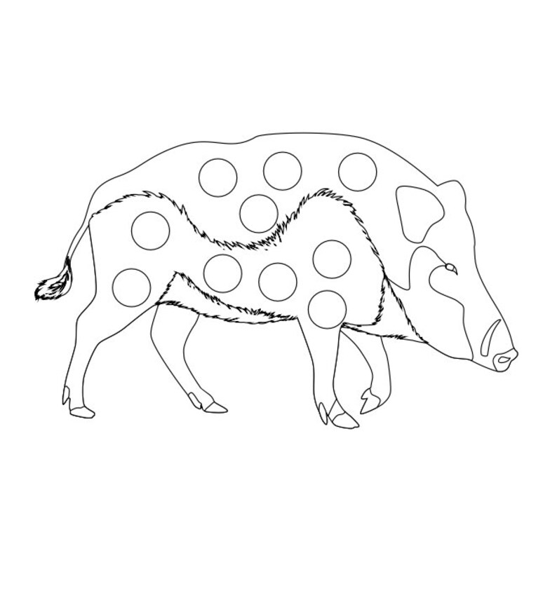 30 Dot Animal Marker Coloring Pages, Coloring Page, Coloring Pages ...