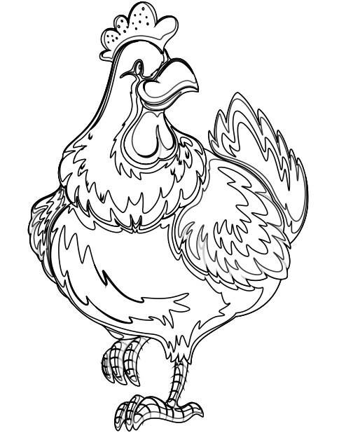 32 Chicken Coloring Pages, Coloring Page, Coloring Pages, Coloring Book ...