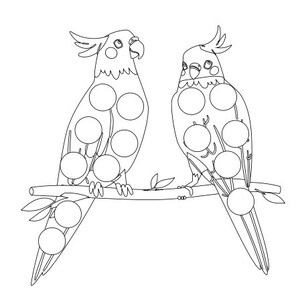30 Bird Dot Coloring Pages, Coloring Page, Coloring Pages, Coloring ...