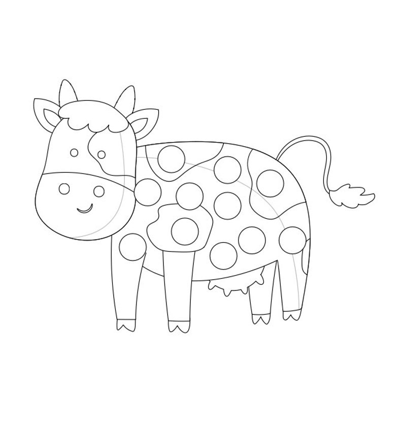 30 Dot Animal Marker Coloring Pages, Coloring Page, Coloring Pages ...