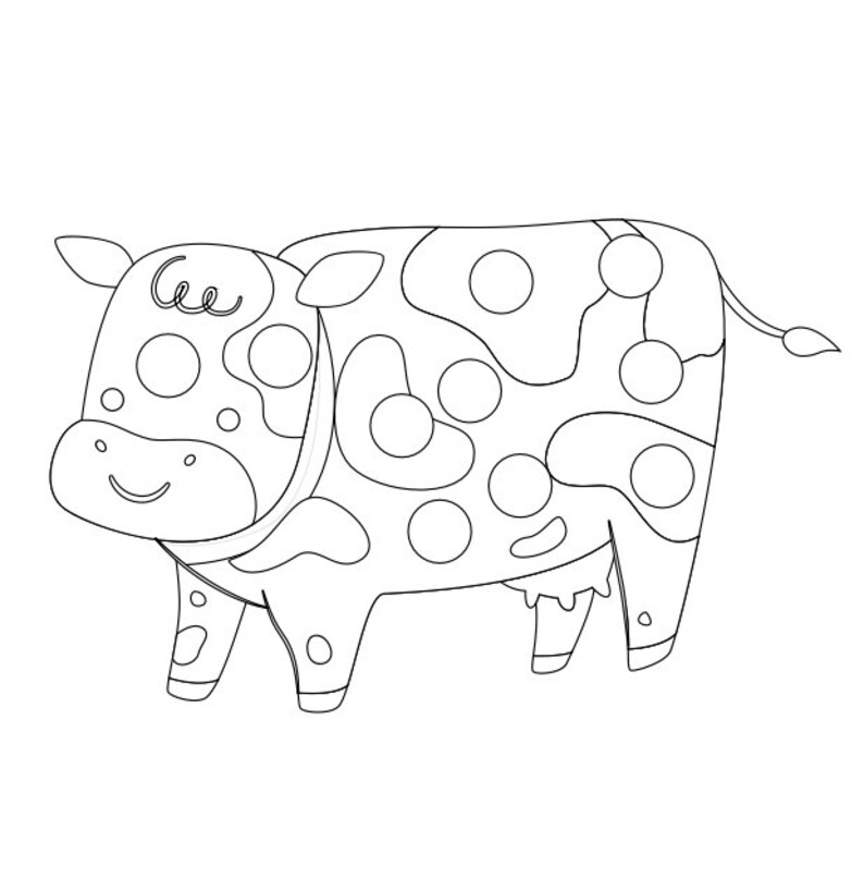 30 Dot Animal Marker Coloring Pages, Coloring Page, Coloring Pages ...