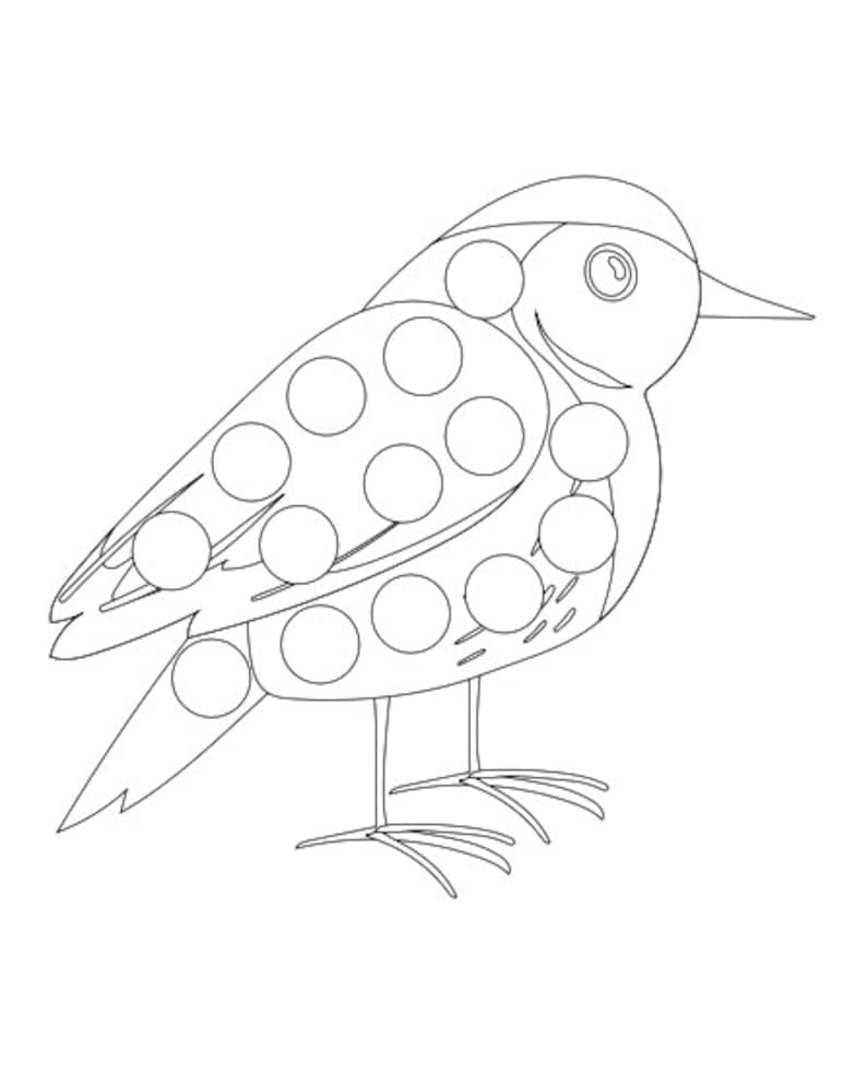 30 Bird Dot Coloring Pages, Coloring Page, Coloring Pages, Coloring ...