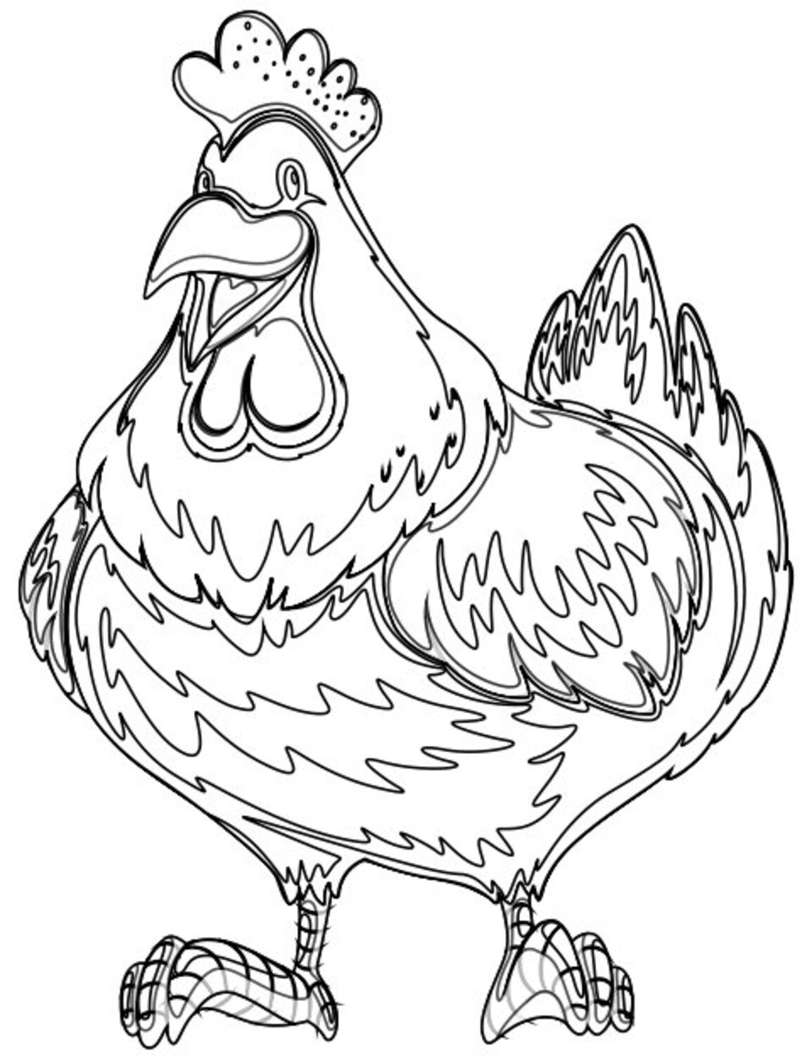 32 Chicken Coloring Pages, Coloring Page, Coloring Pages, Coloring Book ...