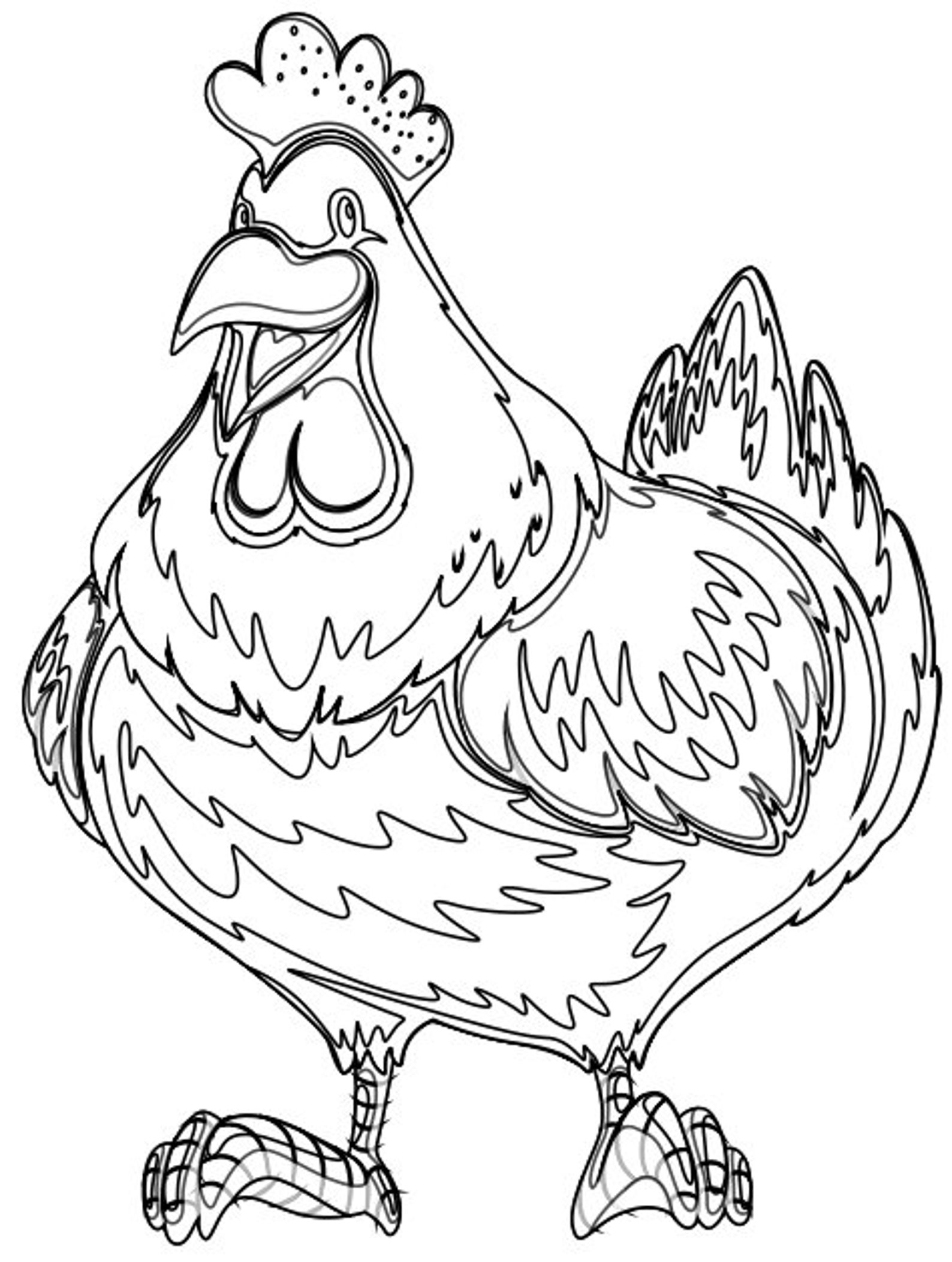 32 Chicken Coloring Pages, Coloring Page, Coloring Pages, Coloring Book ...