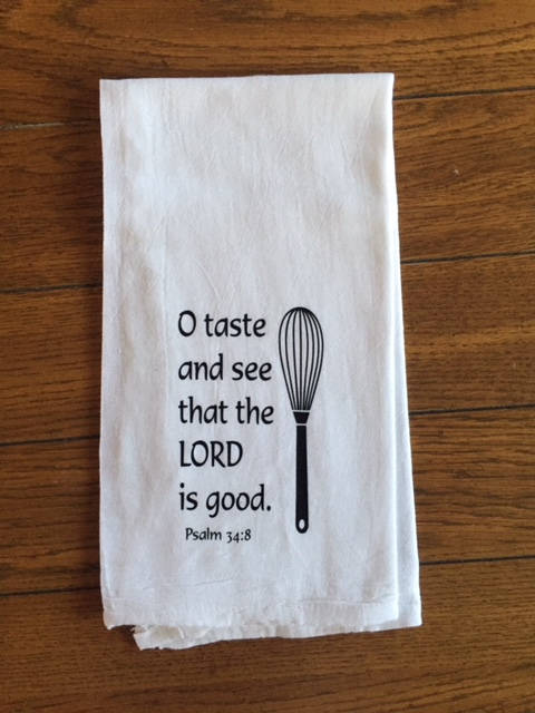 Scripture Verse, Flour Sack, Screen Printed, Tea Towel - Etsy