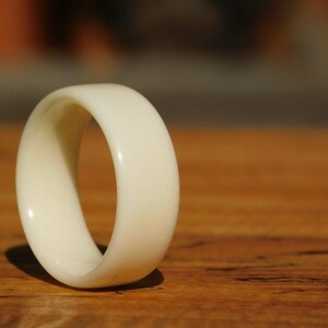 Pure White Glow Ring - Etsy