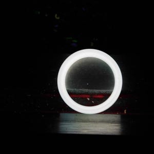 Pure White Glow Ring - Etsy