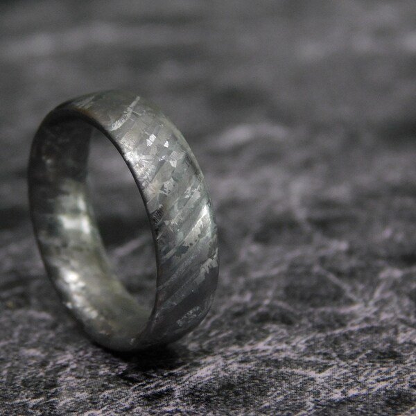 Titanium Damascus Ring - Etsy