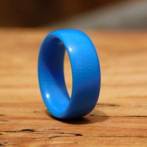 Cobalt Blue G10 Ring - Etsy