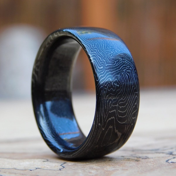 Carbon Ring - Etsy