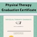 Printable Physical Therapy Graduation Certificate | PT Handouts ...