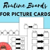 Kids Daily Routines Visual Schedule Checklist Occupational Therapy ADL ...