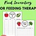 Food Interactions Spinner Game for Feeding Therapy | Food Aversions in ...