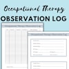 Occupational Therapy Observation Log for OT and COTA Pre-ot Students - Etsy