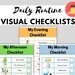 Kids Daily Routines Visual Schedule Checklist | Occupational Therapy ...