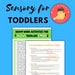 Sensory for Toddlers | Sensory Development and Heavy Work Activities ...