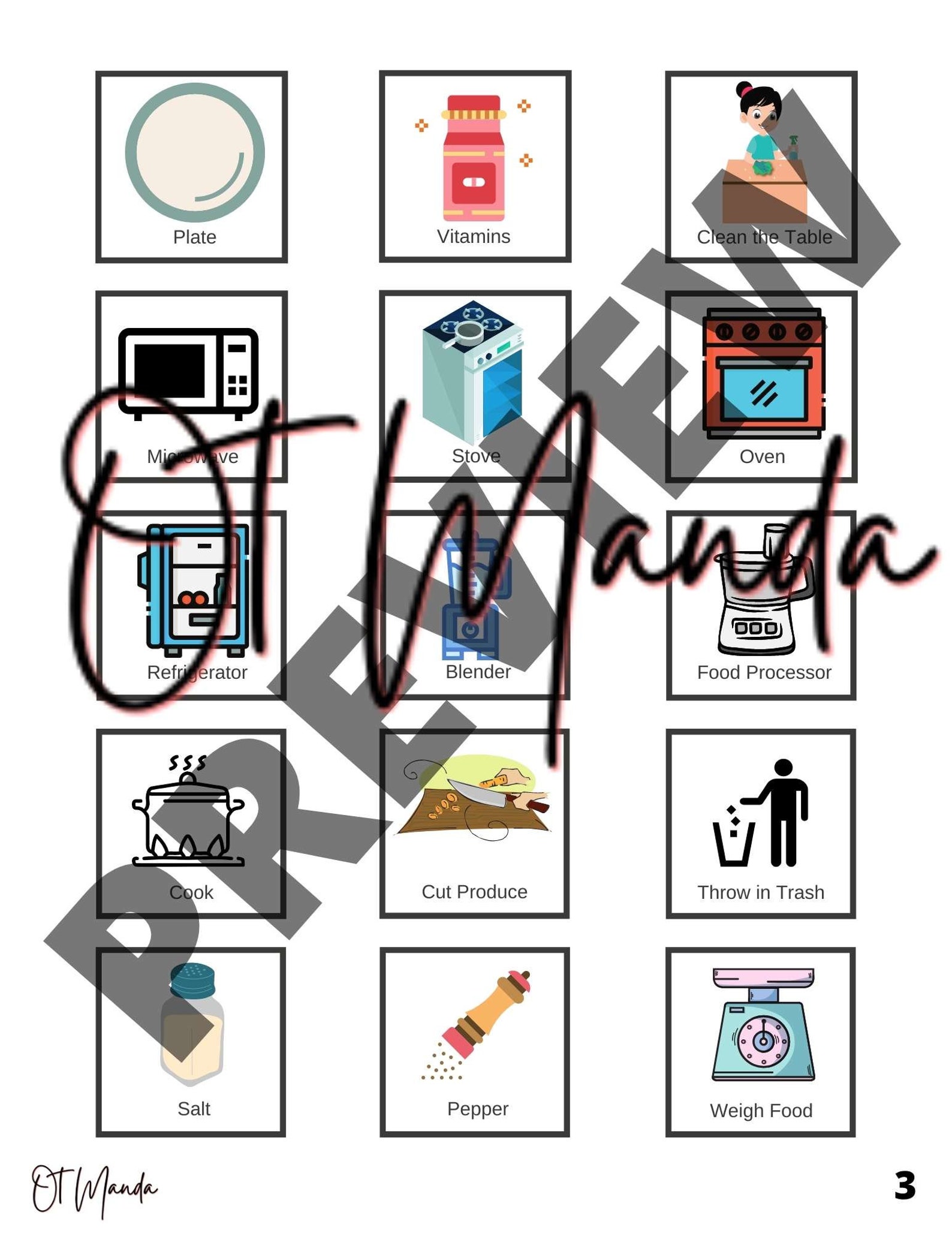 Feeding and Eating Picture Cards | Visual Schedule for Mealtime ...