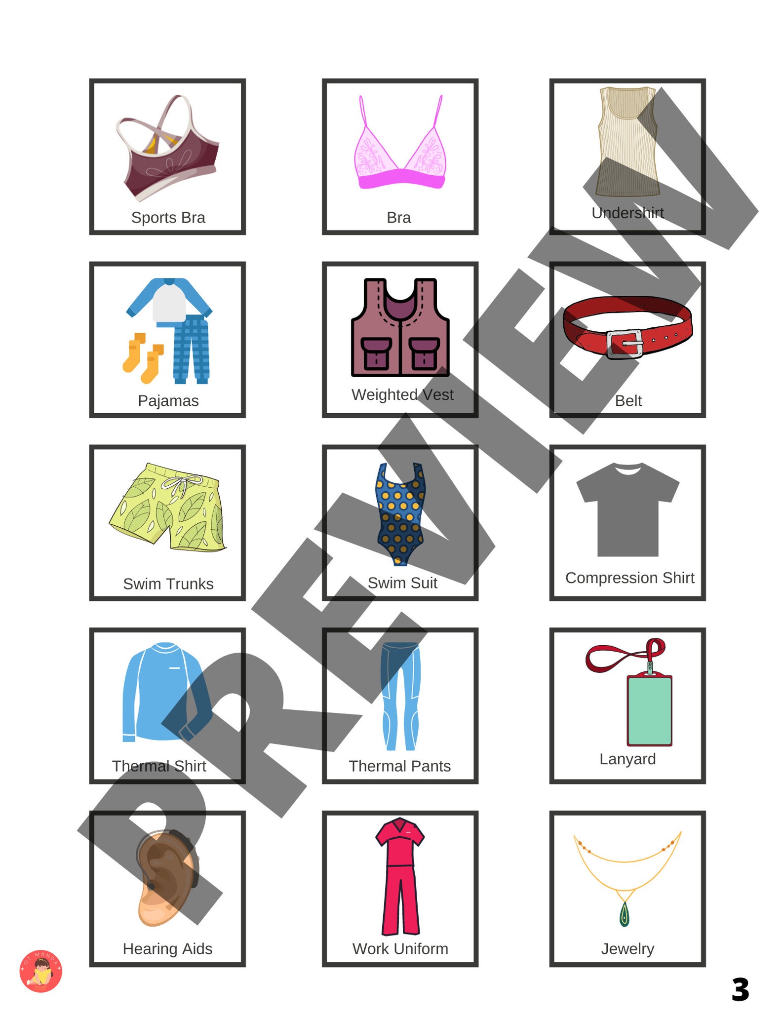 Dressing Picture Exchange Communication Cards | Visual Schedules ...