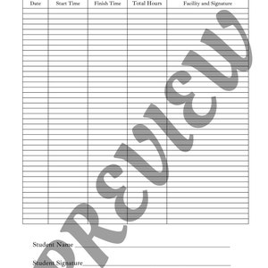 Occupational Therapy Observation Log for OT and COTA Pre-ot Students - Etsy