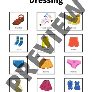 Dressing for the Weather Life Skills Activity With Clothing Picture ...