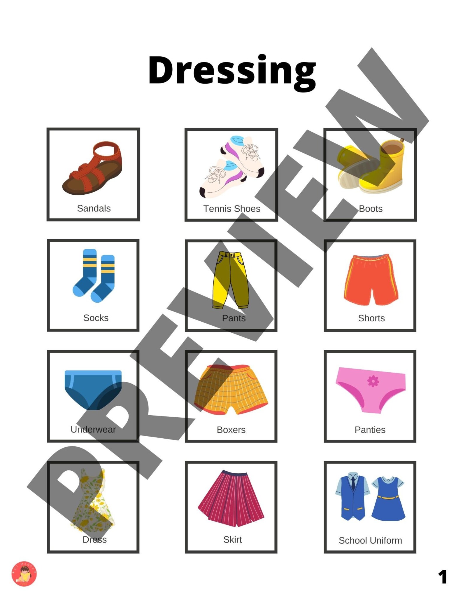 Dressing for Today's Weather Life Skills Activity With Picture ...