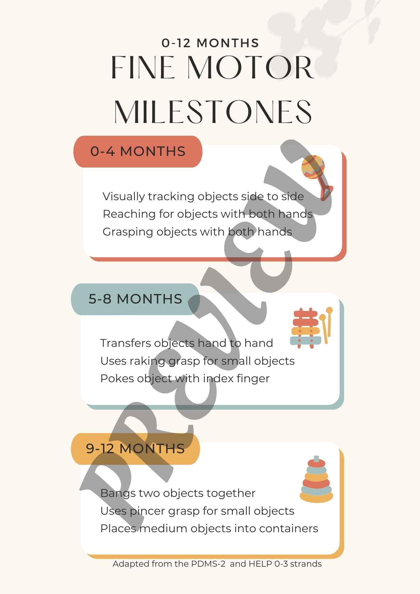 Early Intervention Developmental Milestones | Speech Language Fine ...