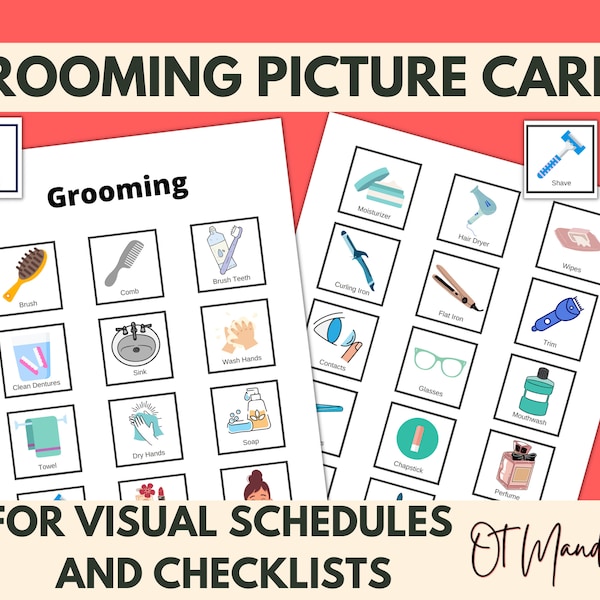 Adult Visual Schedule - Etsy