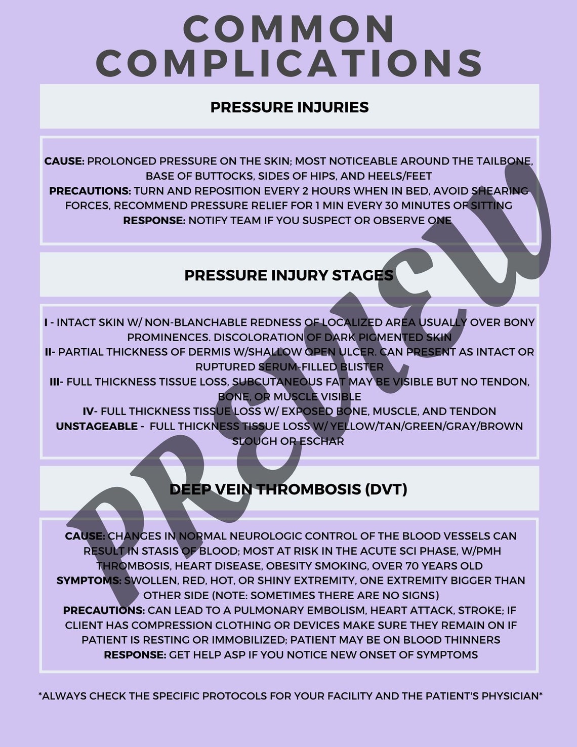 Acute Care Quick Reference Guide for Occupational Therapy | MMT, ROM ...
