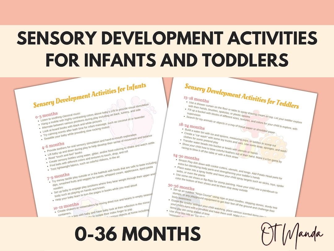 Sensory Development Activities for Infants and Toddlers | Occupational ...
