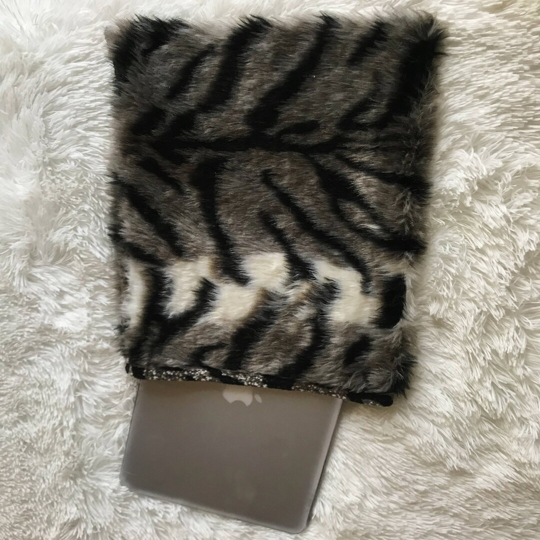 Animal Print Fur Laptop Case - Etsy