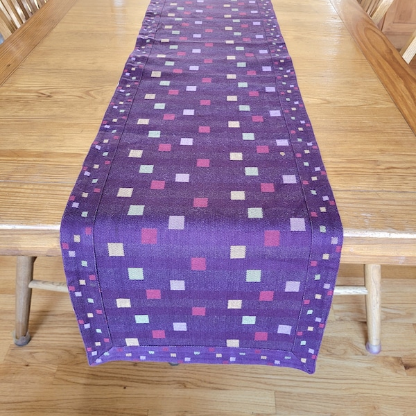 Purple Table Runner - Etsy