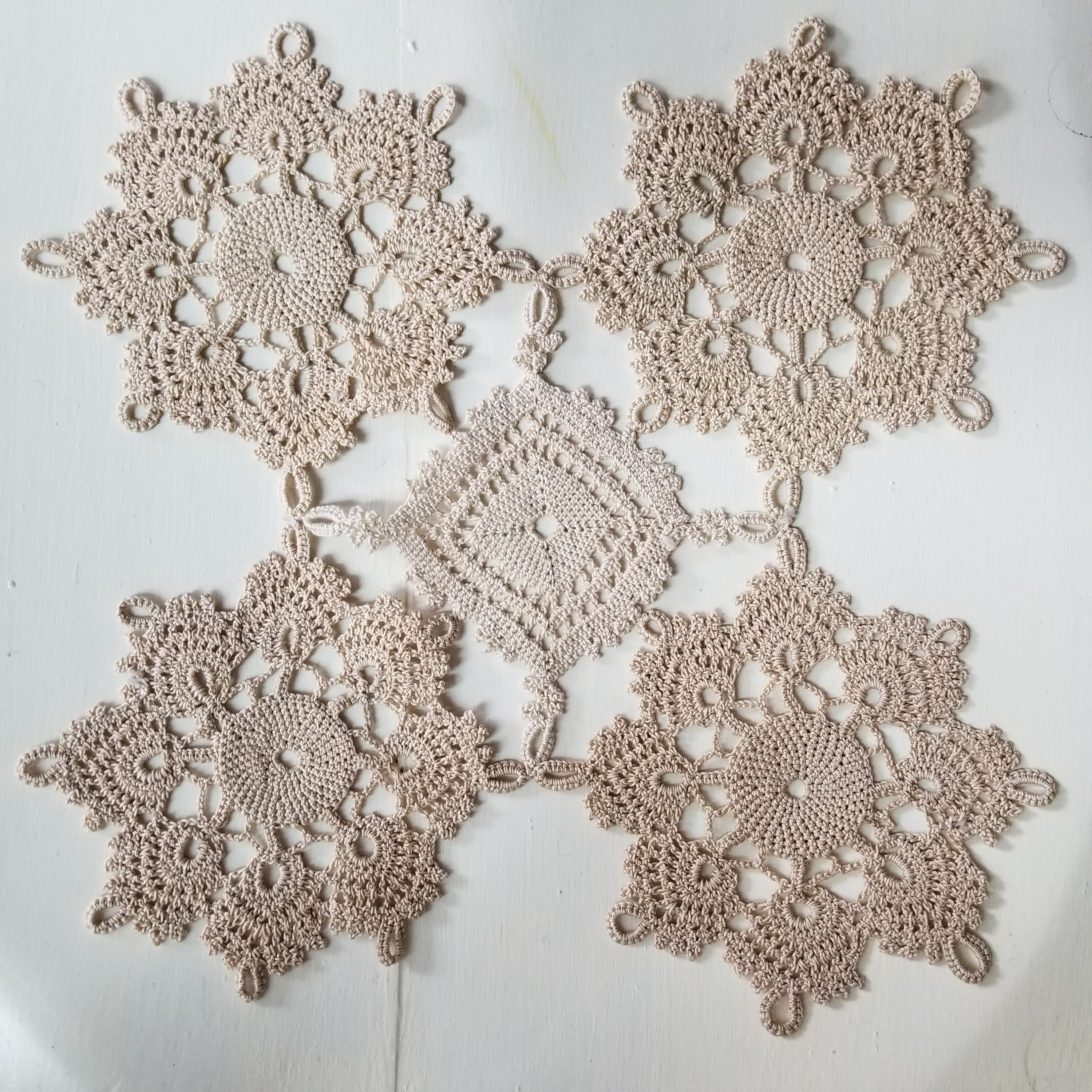 Vintage Doily, Centerpiece Doily, Antimacassar Chair Cover, Crochet ...