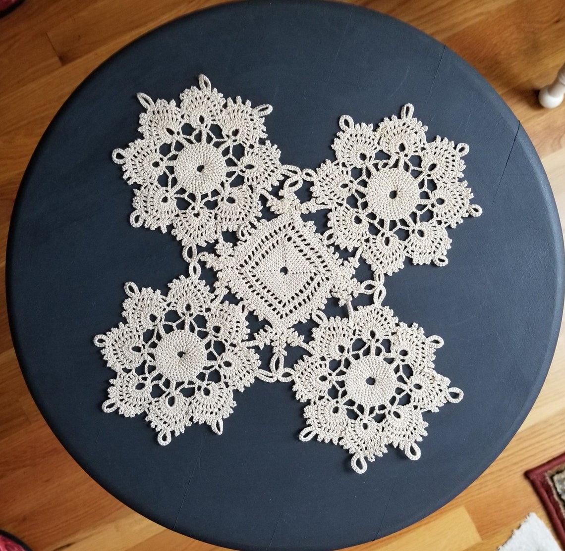 Vintage Doily Centerpiece Doily Antimacassar Chair Cover | Etsy