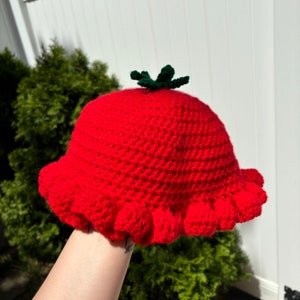 Sample Crochet Fruit Bucket Hats - Etsy