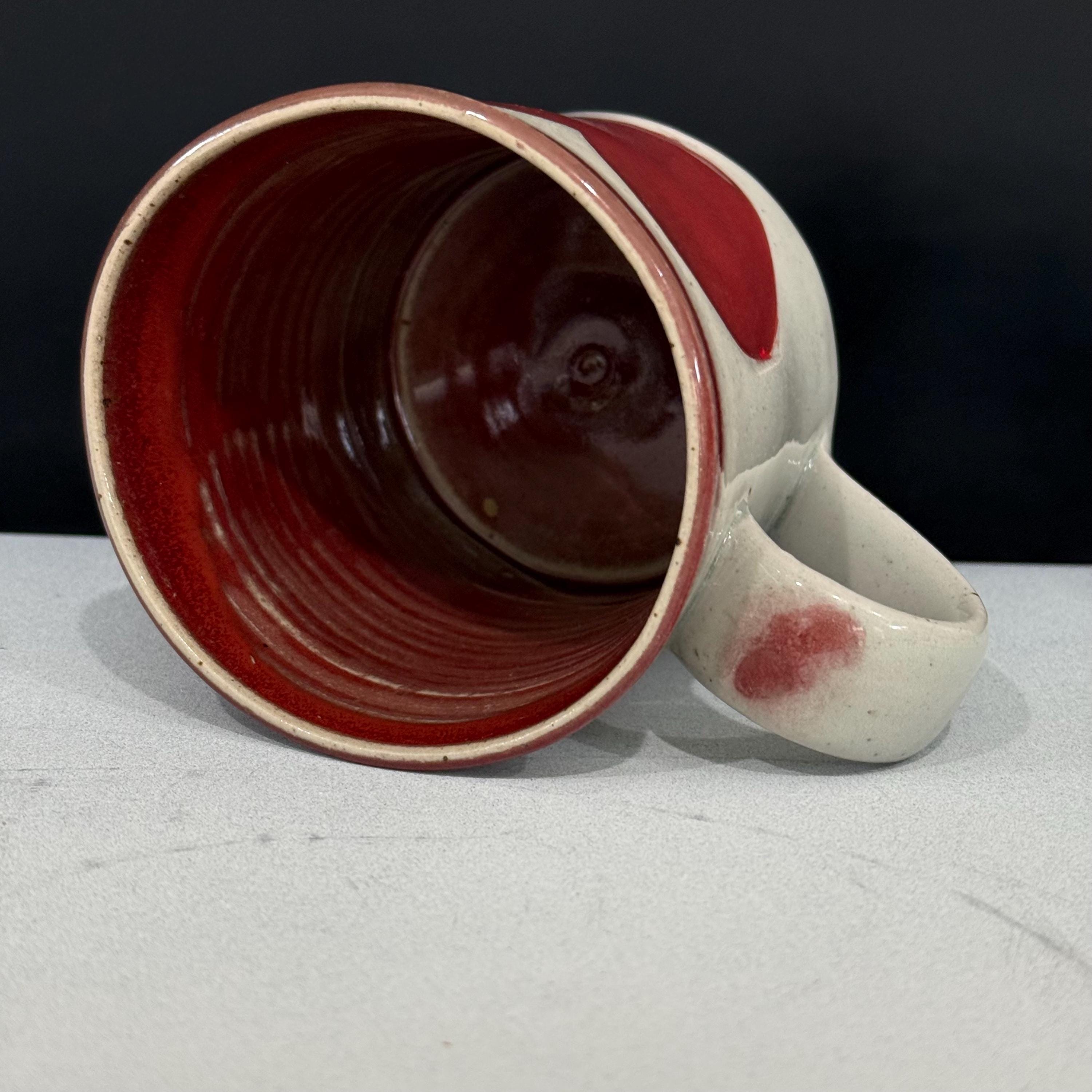 Heart Mug, Stoneware Mug, Coffee Mug, Ceramics Mug, Unique Mug ...