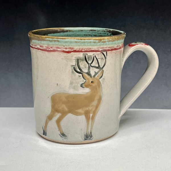 Pottery Deer - Etsy