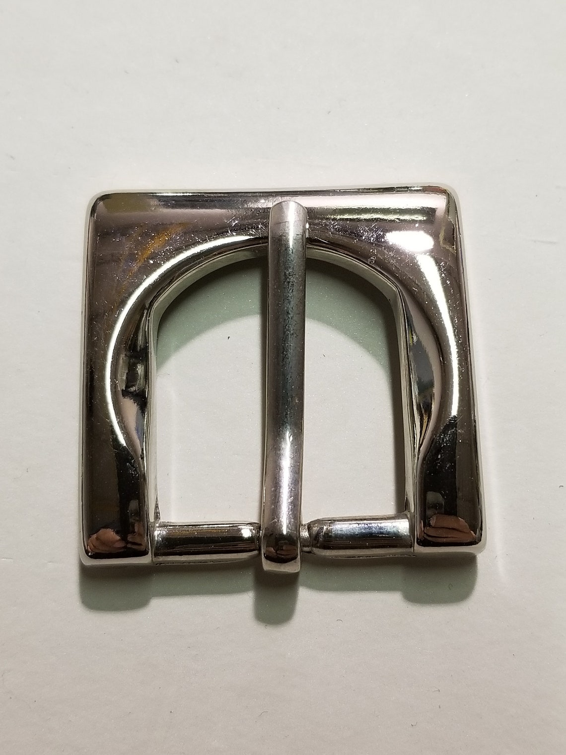 Belt Buckles / Belt Buckle Lot / Nickel Plated Belt Buckles / Square ...