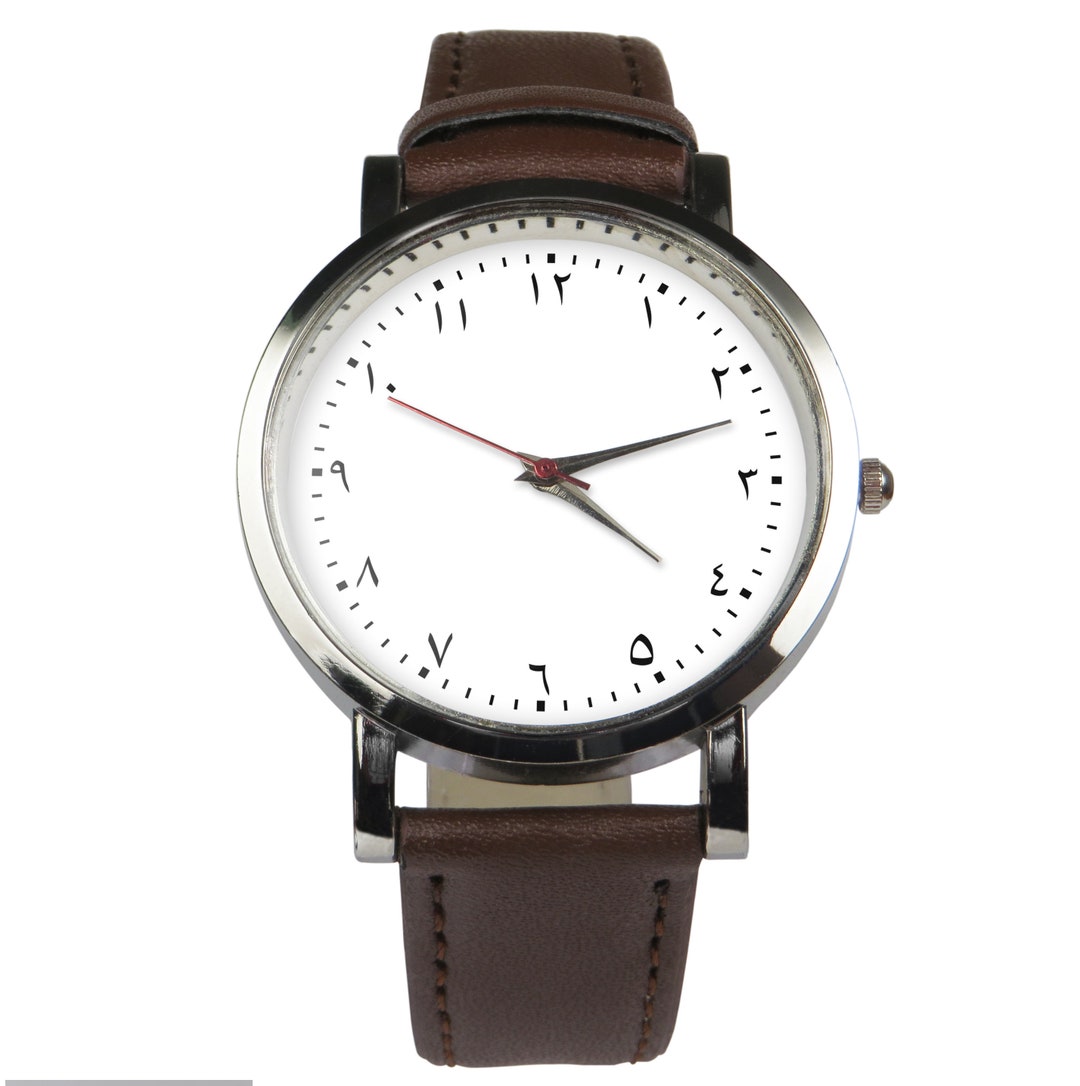 Arabic Numerals Custom Wristwatch. Minimalist/understated Design ...