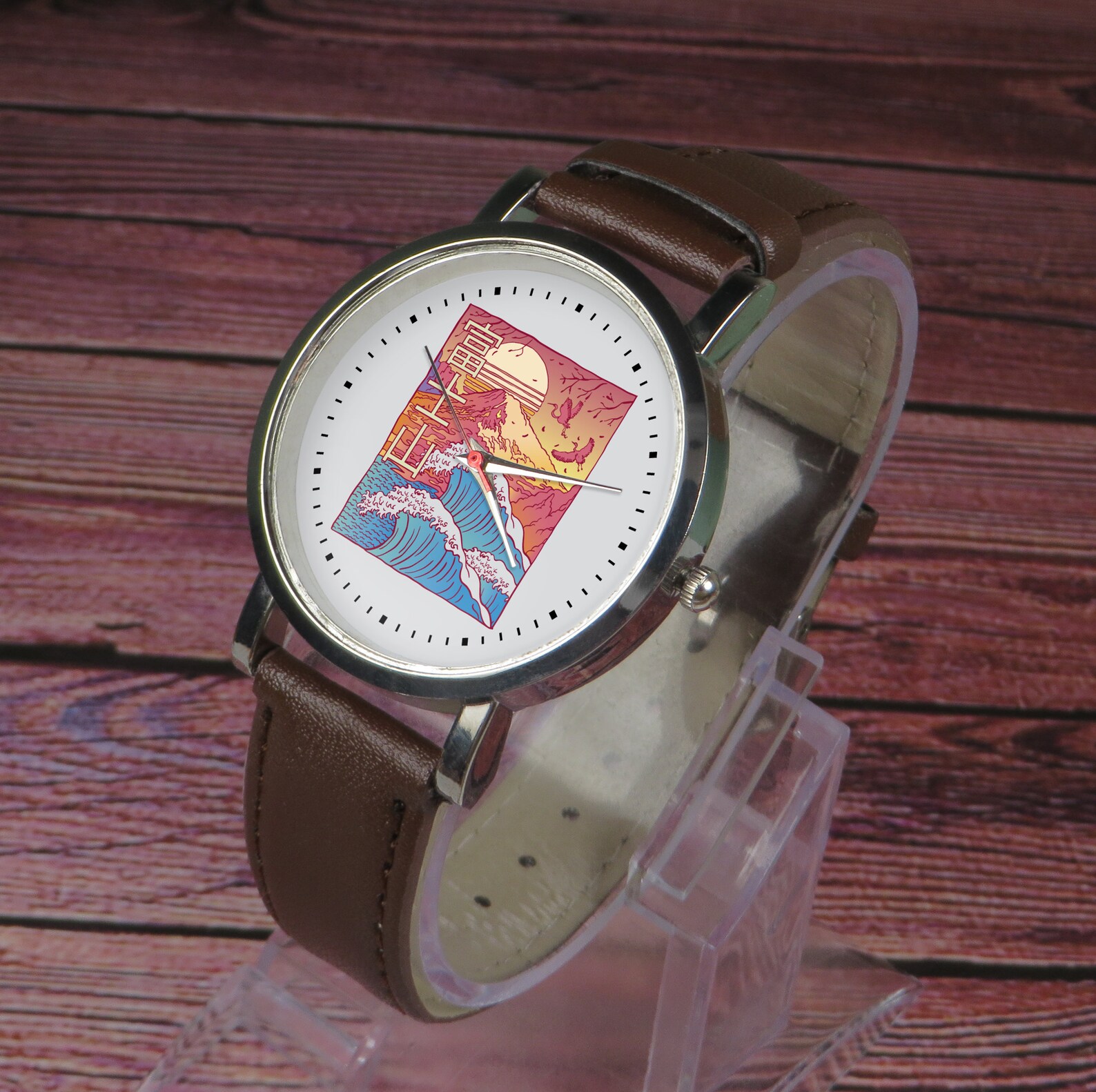 Mount Fuji Watch Design. Unique Japanese Theme Wristwatch. - Etsy UK