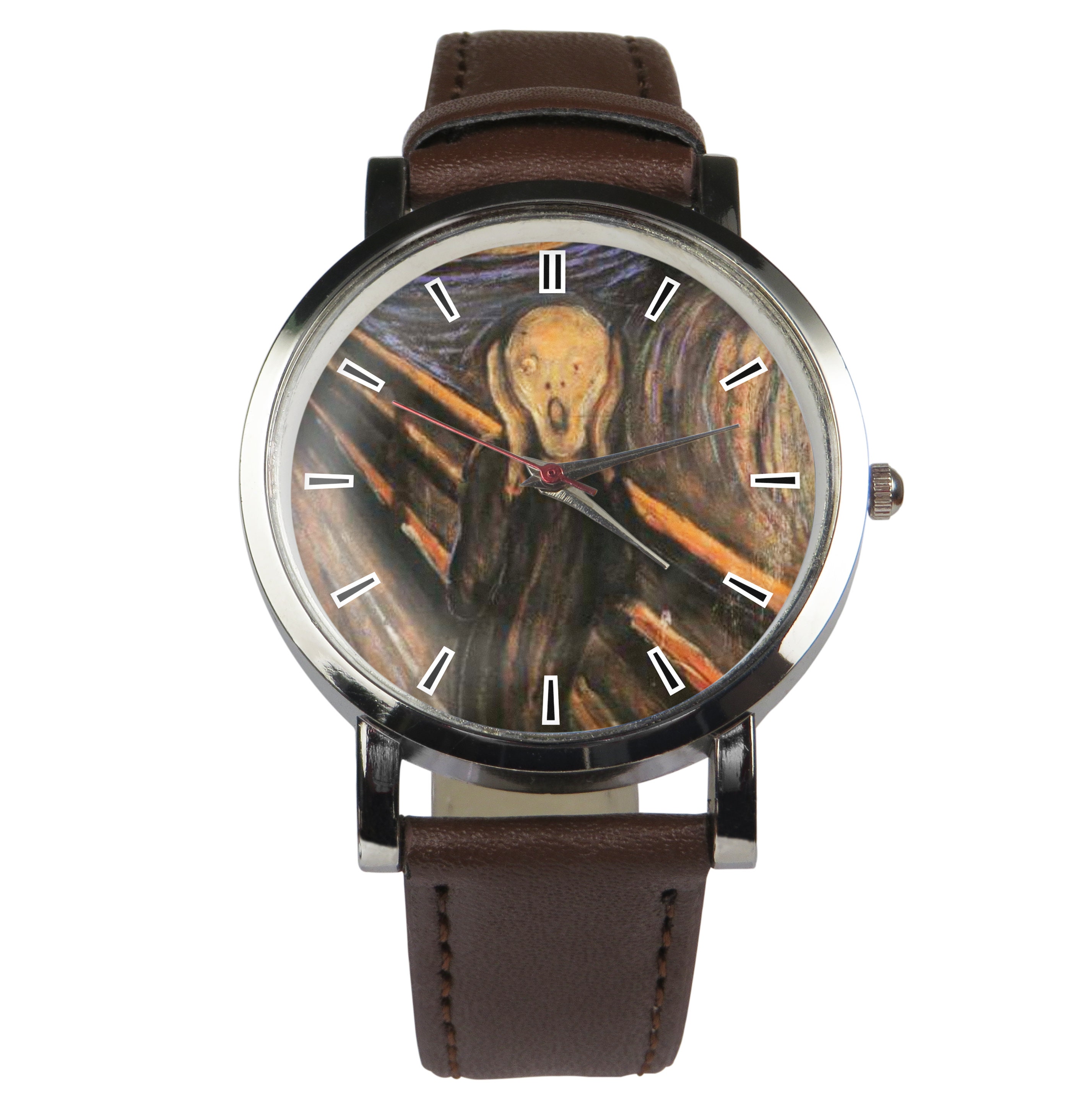 The Scream by Edvard Munch Painting Wristwatch Design. Black - Etsy UK