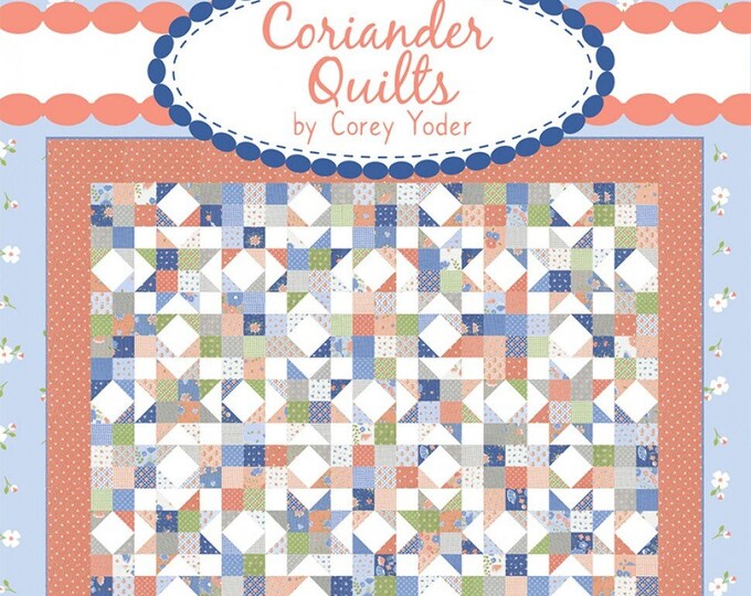Moda scrap Basket Stars Pattern by Corey Yoder From Coriander Quilts - Etsy