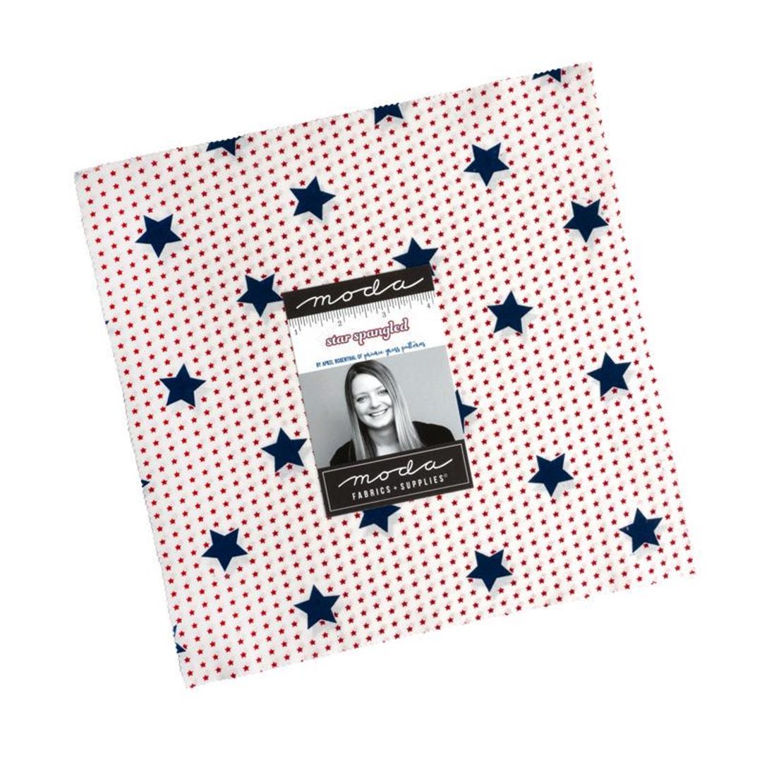 Moda "star Spangled" 10" Layer Cake Square by April Rosenthal 42pc - Etsy
