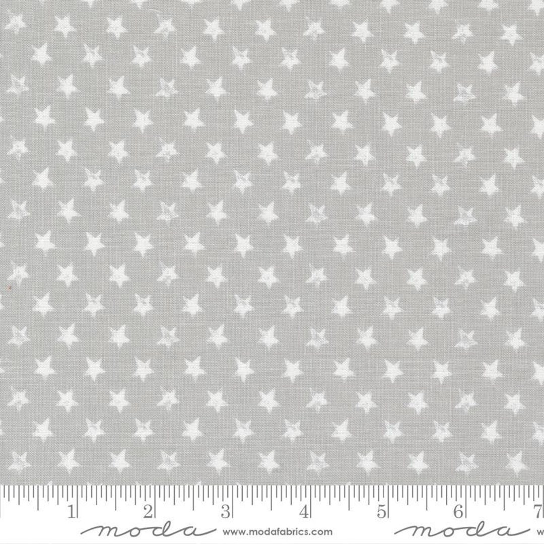 Moda "old Glory" Star Spangled Americana Stars Silver (5204-12) by ...