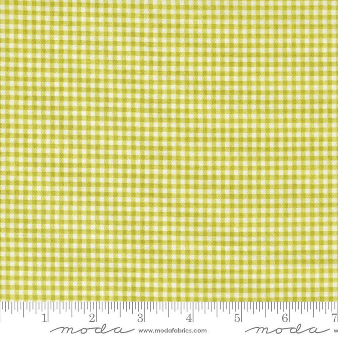 Moda "shine" Gingham Checks & Plaids Grass (55676-16) by Sweetwater - Etsy