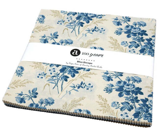 Andover "blue Escape" 10" Squares by Edyta Sitar From Laundry Basket ...