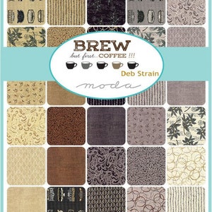 Moda brew Black Panel by Deb Strain - Etsy