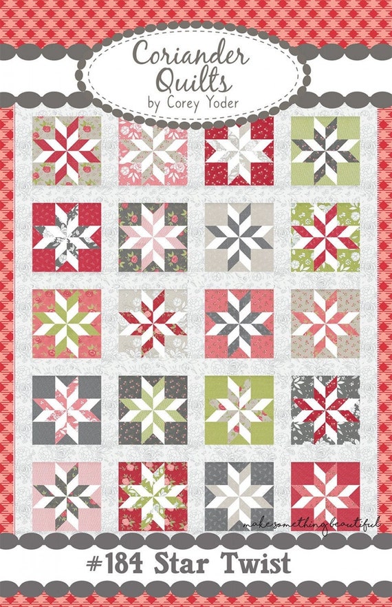 Moda star Twist Pattern by Corey Yoder From - Etsy