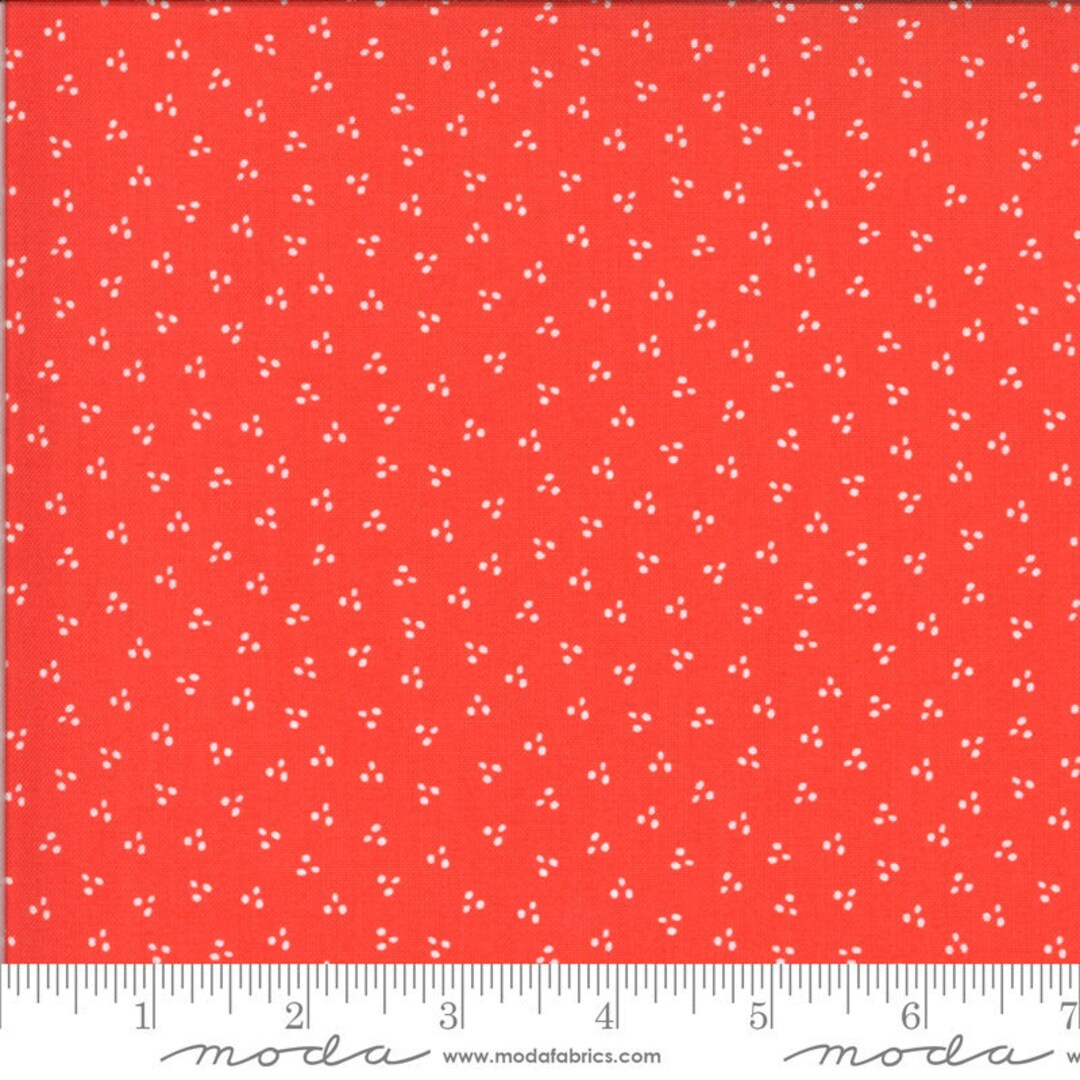 Moda "happy Days" Spring Dots Geranium (37605-15) by Sherri & Chelsi 26 ...