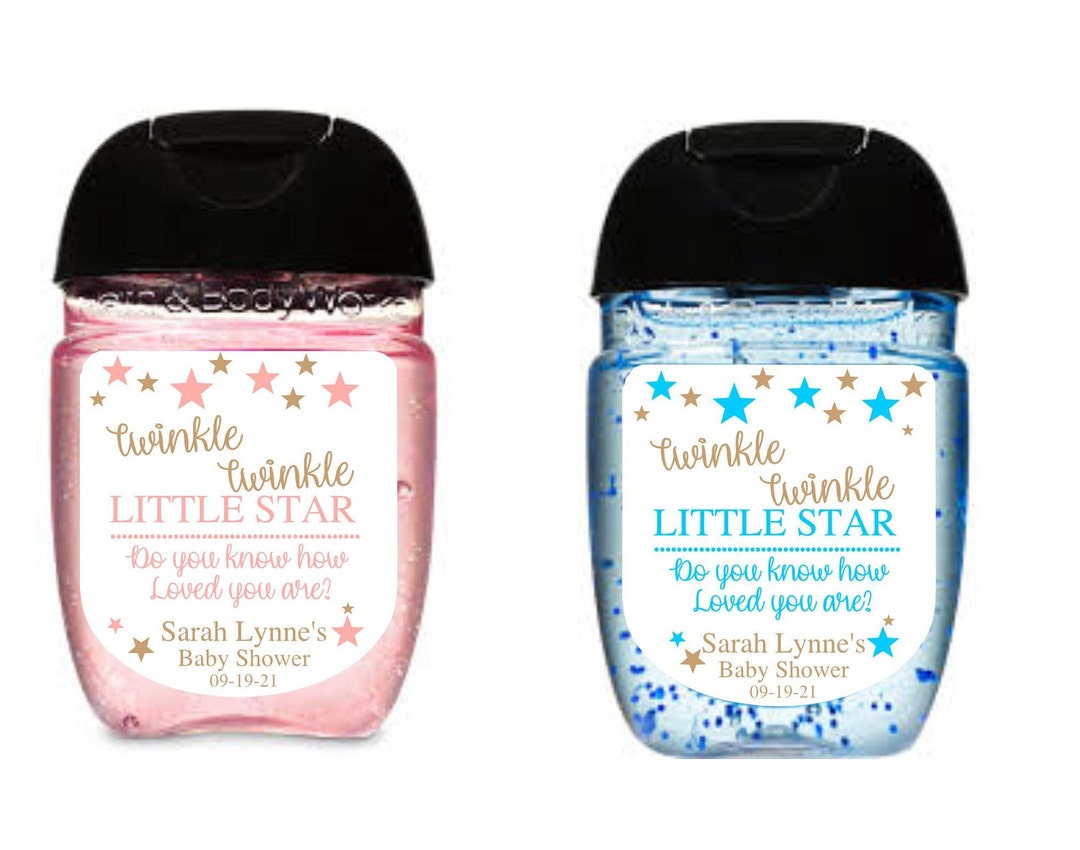 Personalized Twinkle Twinkle Star Labels for Mini Hand - Etsy Canada