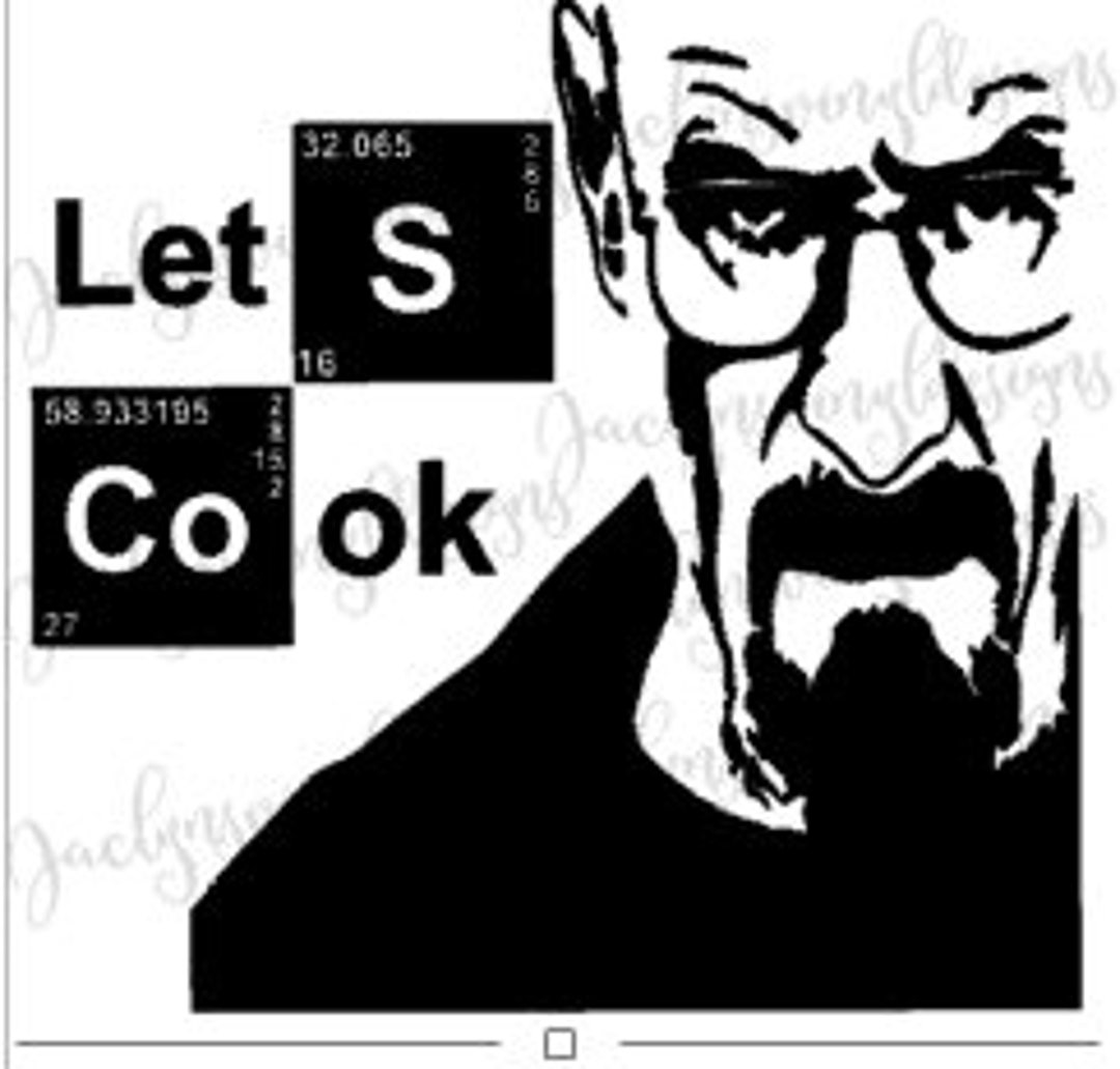 Digital Download Walter White Periodic Table Let's Cook SVG/PNG/JPG ...